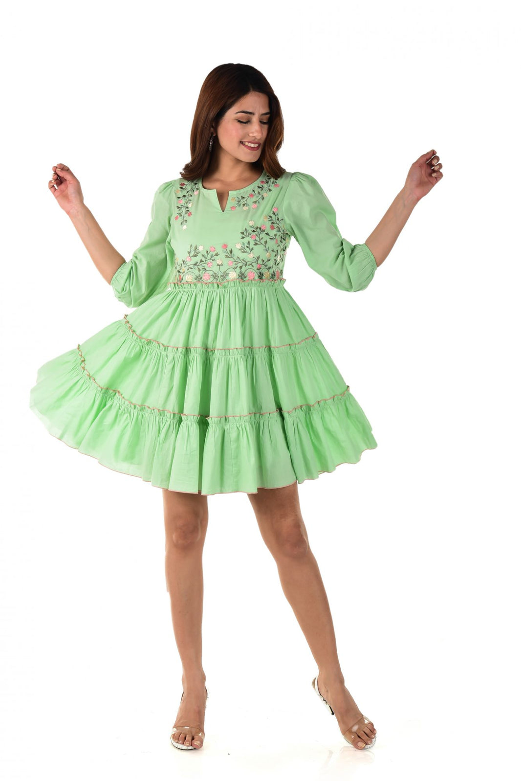 Buy Mini Dresses/Frock for Women | Floral Mini Dress – KIZI Apparels